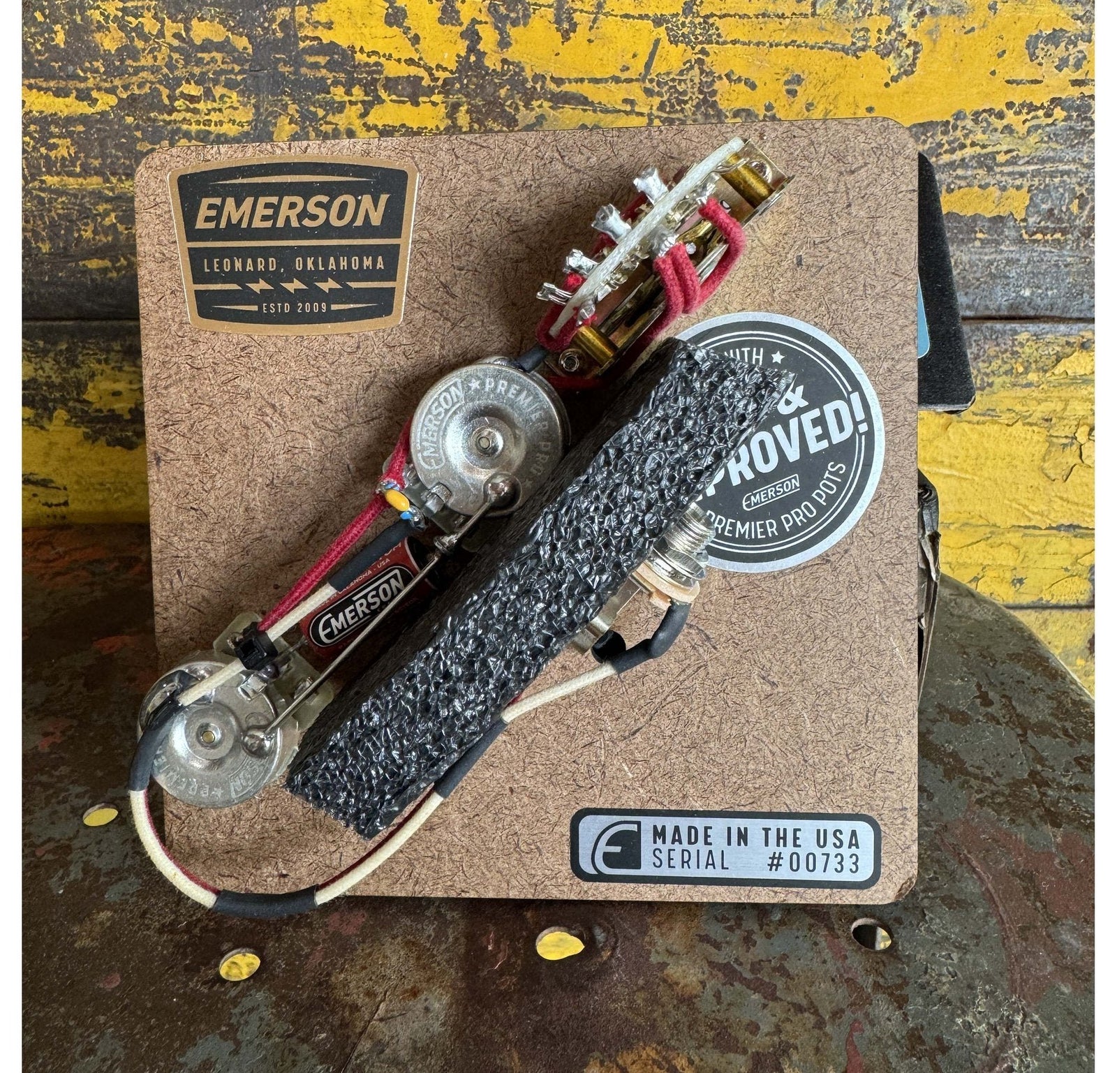 Emerson Custom Telecaster 4-Way Switch Prewired Kit - T4-250K-Premier ...